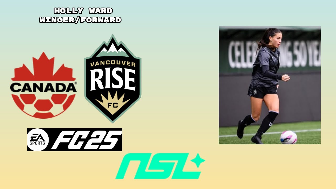 Holly Ward Vancouver Rise FC And Canada - YouTube