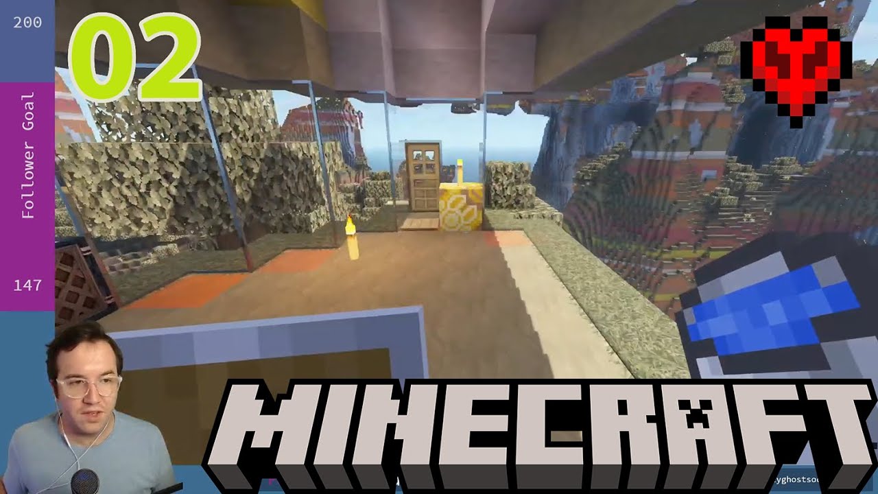 [Minecraft] Hardcore ~ Amplified Badlands Biome House Build ~ S06 E02 ...