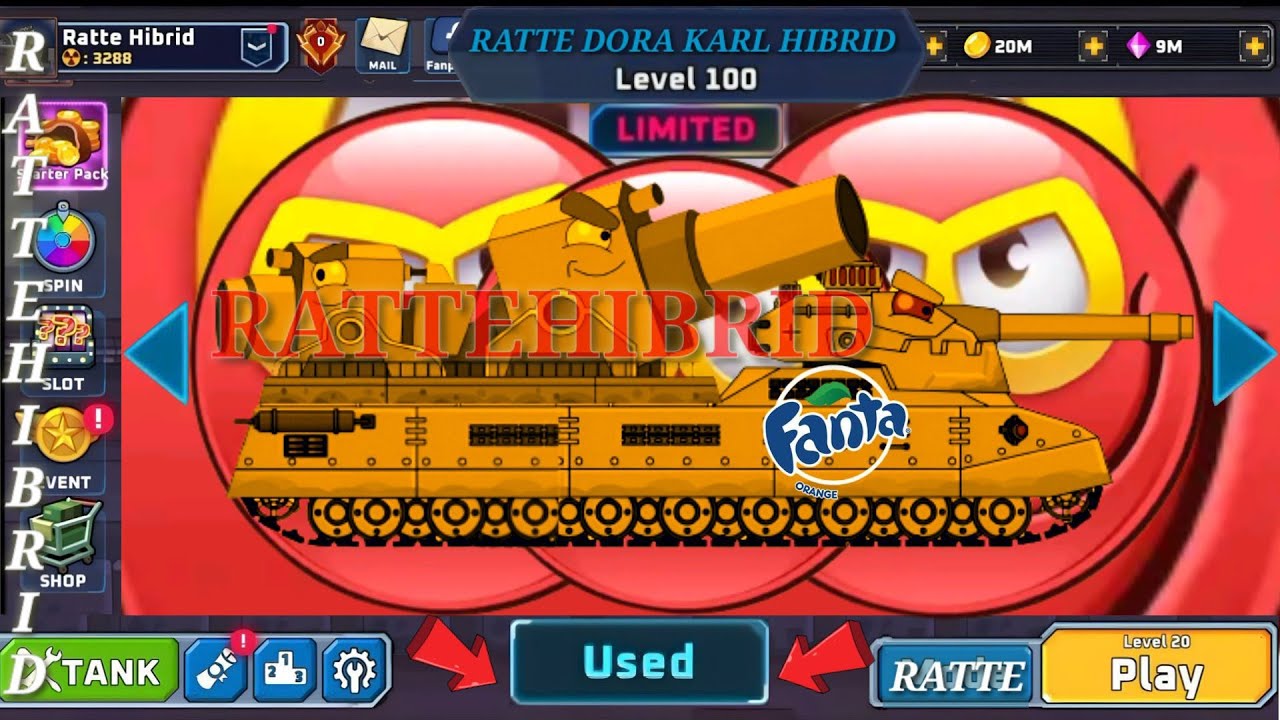 Tank Combat War Battle New Tank RATTE DORA KARL FANTA ORANGE ...