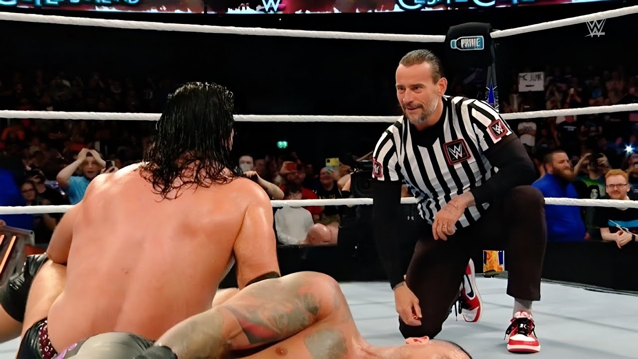 CM Punk special guest referee wwe 2k24 gameplay - YouTube