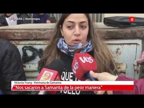 SAMANTA CUMPLIRÍA 24 AÑOS - Homenaje hoy a la tarde en Cabrera. - YouTube