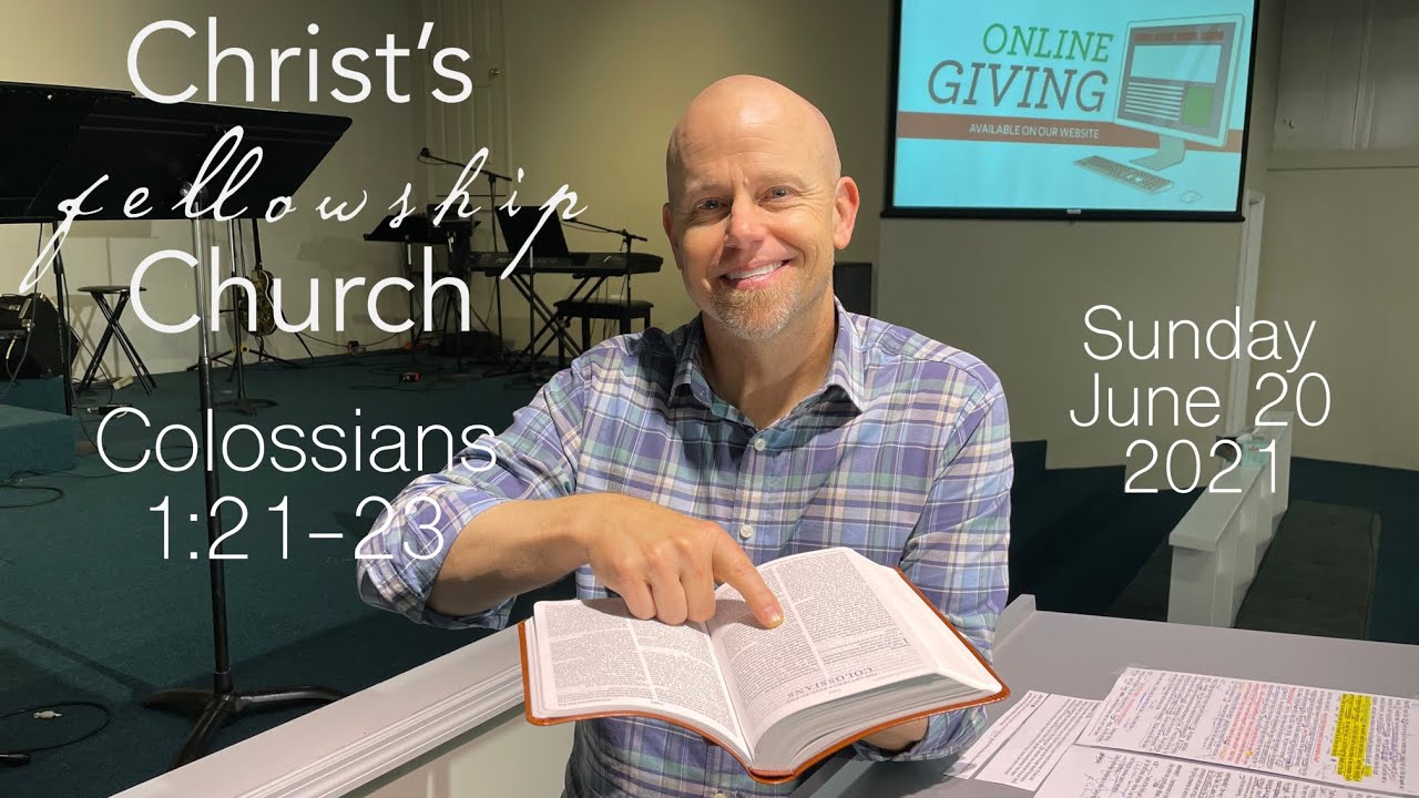 Colossians 1:21-23, "Reconciled" - YouTube