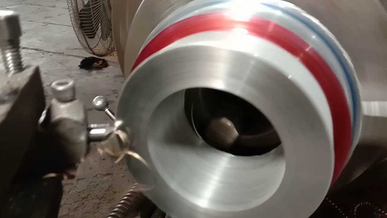 d2 material die piece making on lathe machine - YouTube