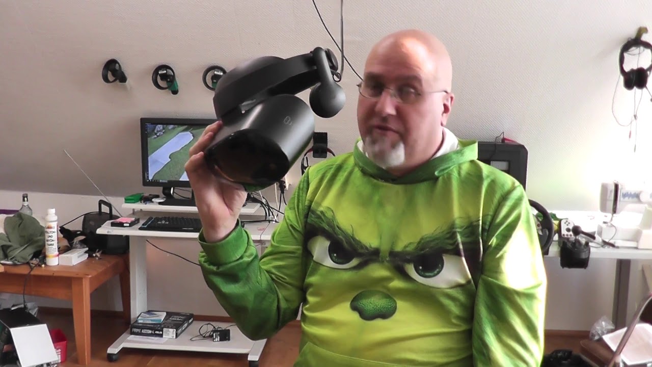 Samsung Odyssey plus VR-Headset - kurzer Blick darauf - YouTube