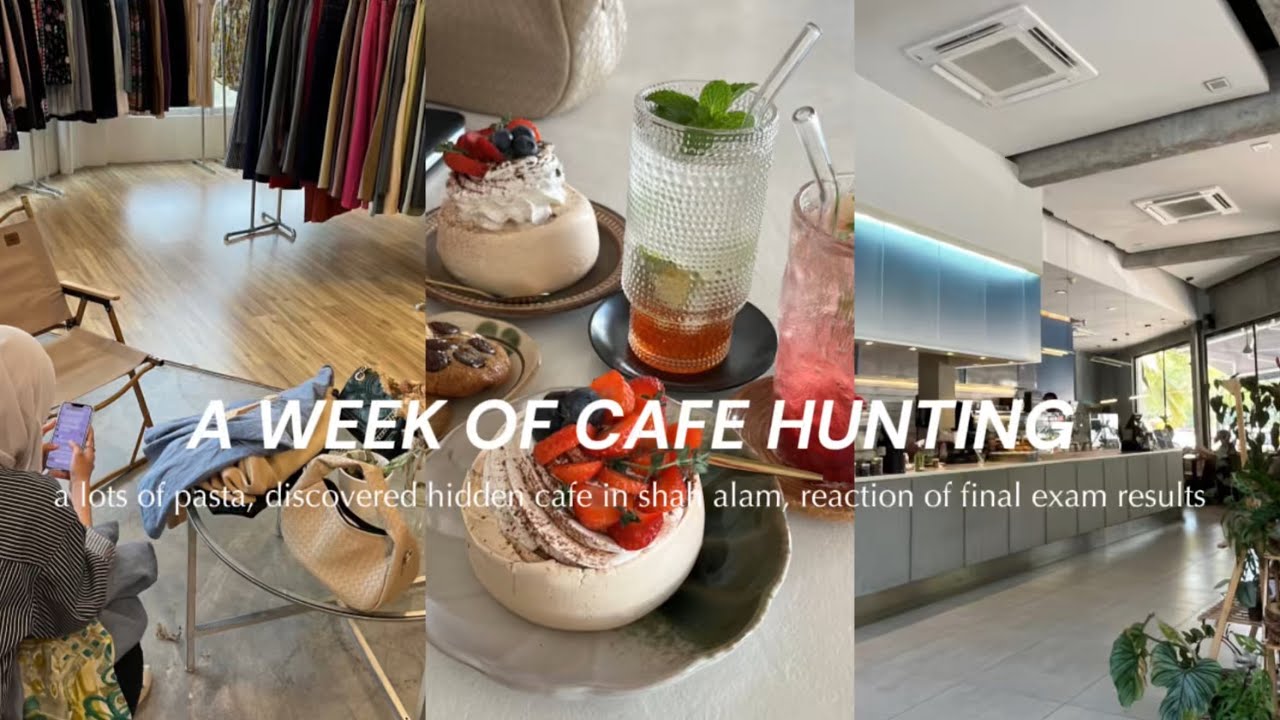 A WEEK OF CAFE HUNTING 🥐☕️| a lots of cafe hunting - YouTube