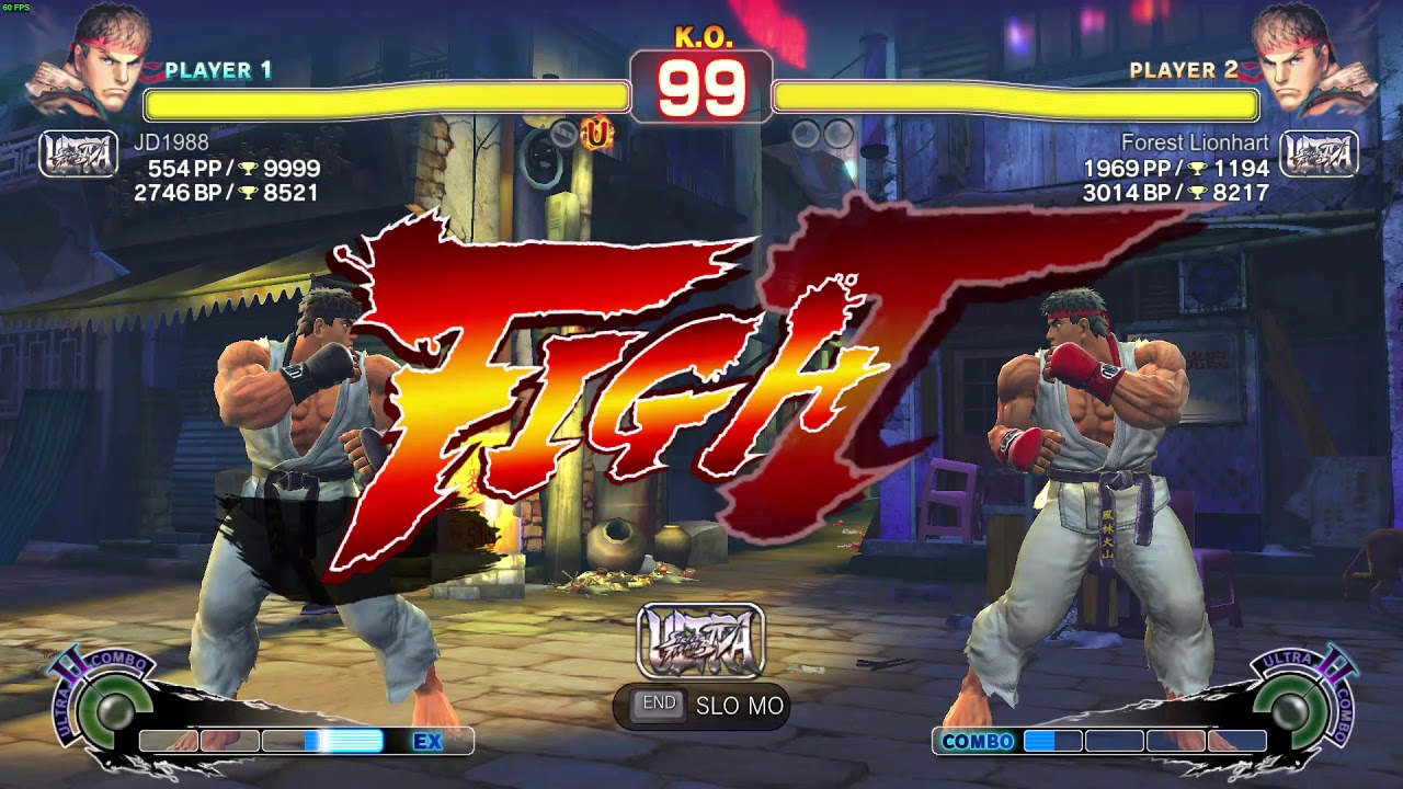 19. Ryu vs Ryu Ultra street fighter 4 ultra 2 - YouTube