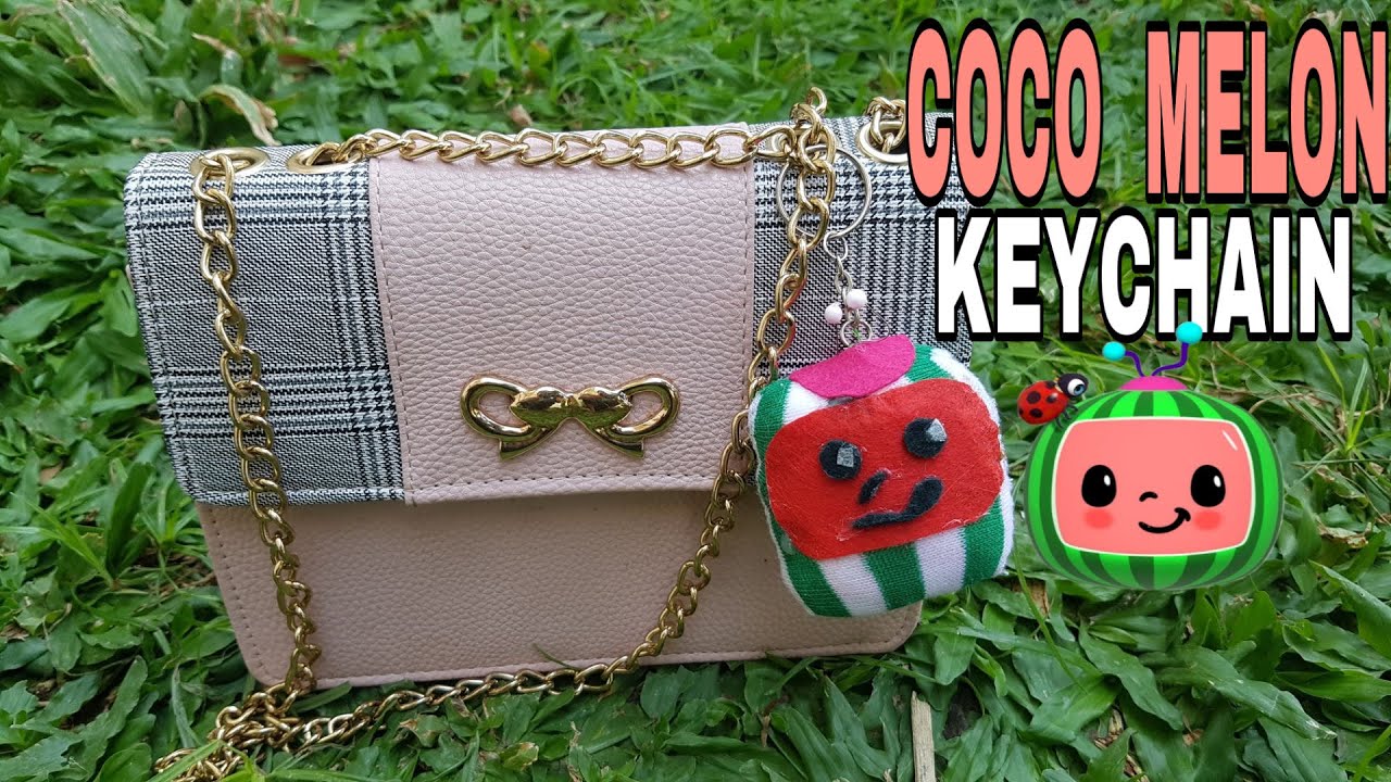 COCO MELON KEYCHAIN USING OLD SOCKS - YouTube
