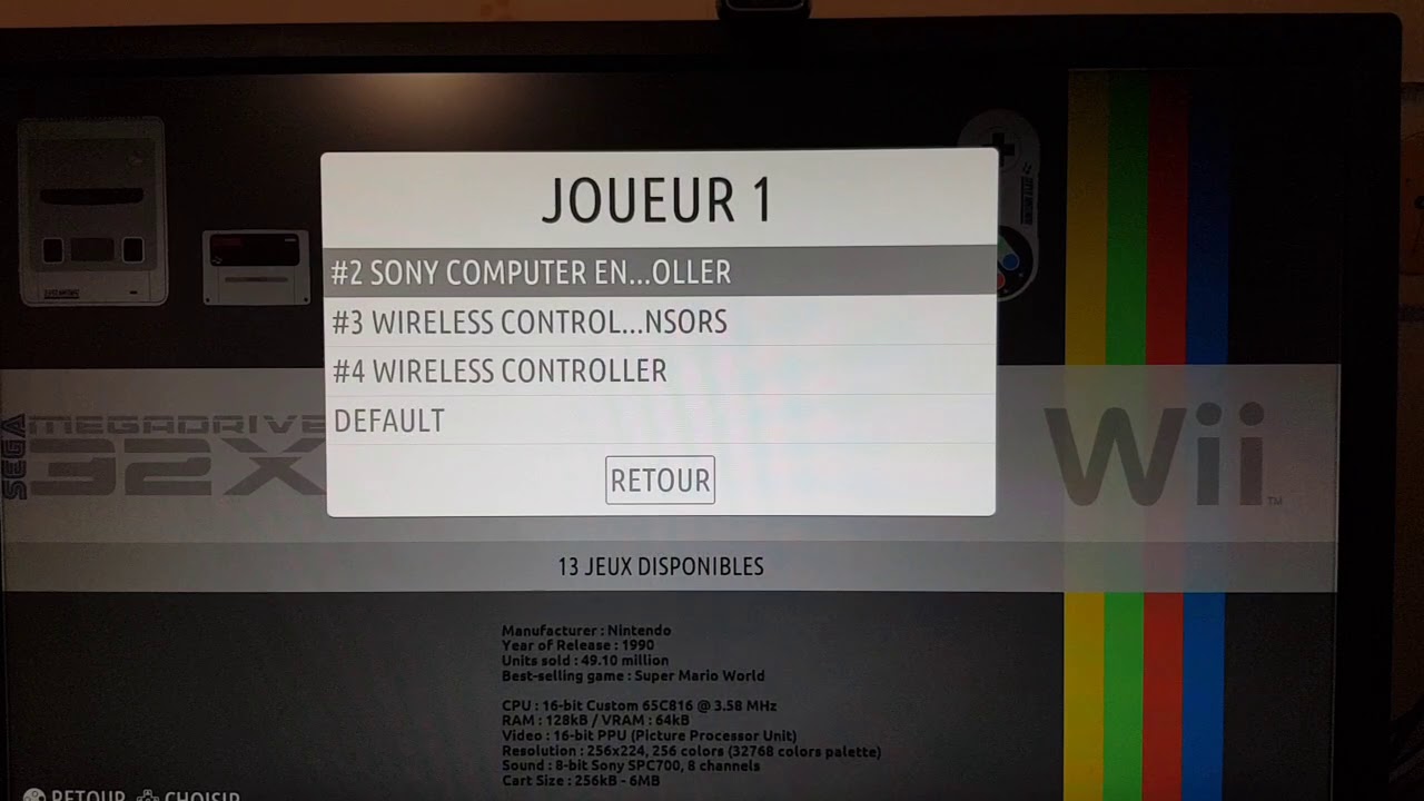 Batocera avec manette PS4 - YouTube