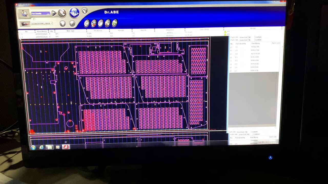 Nesting with Dr. Abe software - YouTube