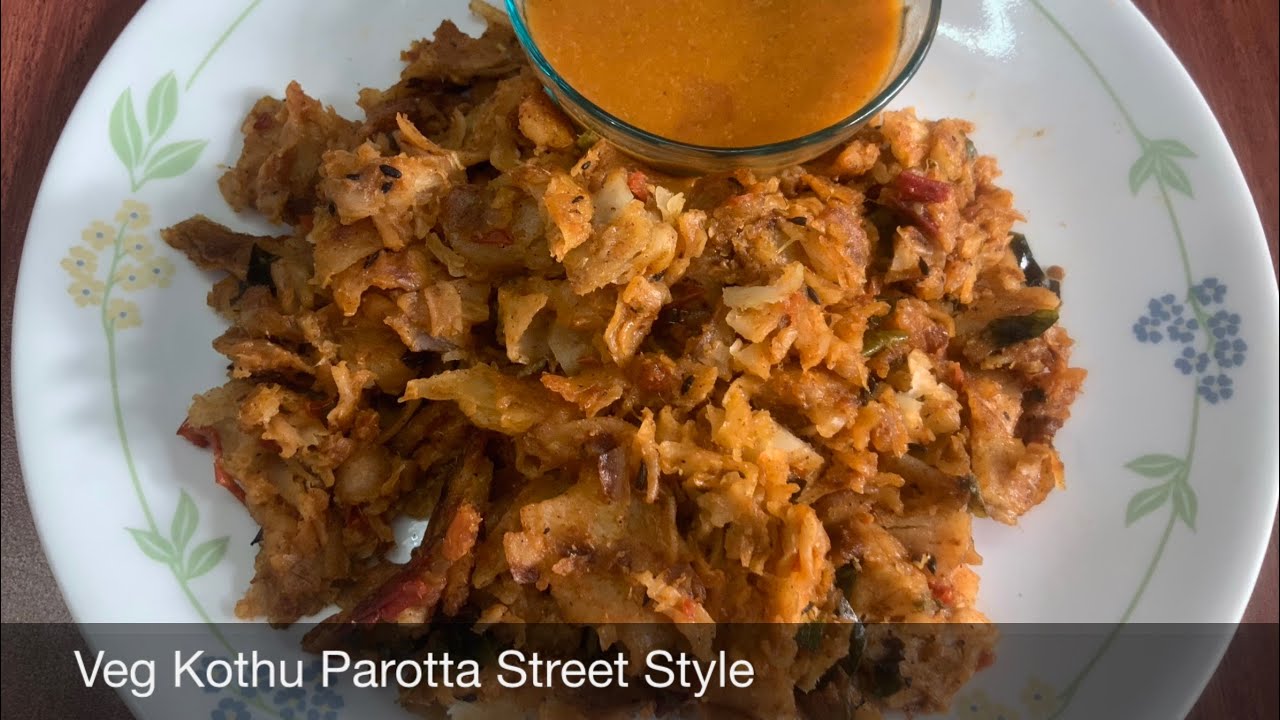 Veg Kothu Parotta Street Style | Veg Kothu Parotta Recipe | Naren Cooks ...