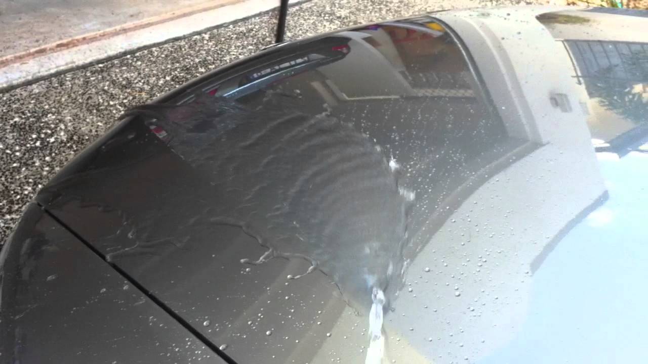 Water Sheeting "AutoGlym Extra Gloss Protection" - YouTube