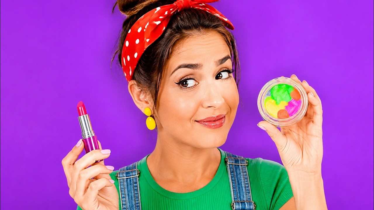 DIY Beauty Products And Cool Girly Tricks || Hair And Make Up Ideas You ...