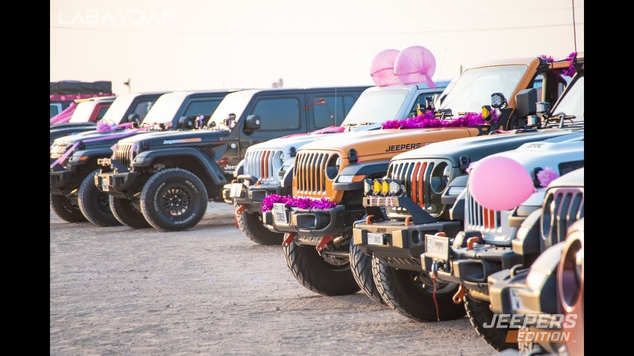 Jeepers Pink Drive 2021 - Breast Cancer Awareness Event - YouTube