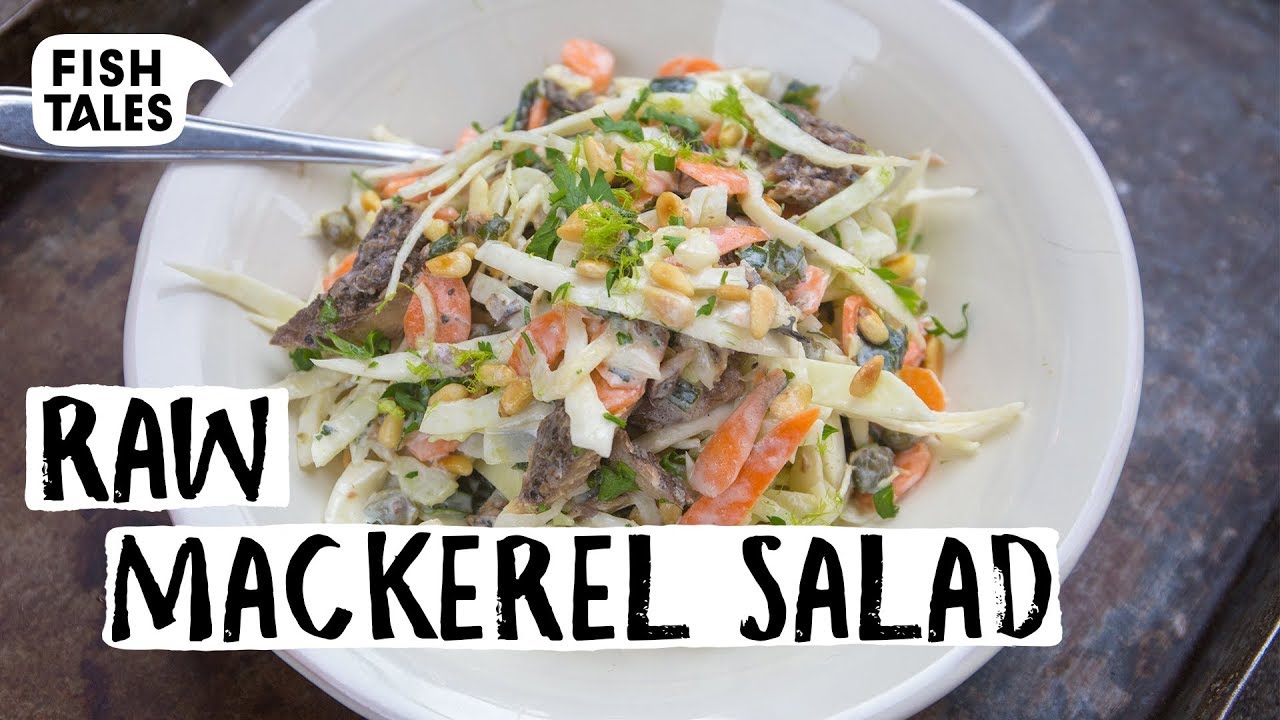 Crunchy Salad With MACKEREL | Bart van Olphen - YouTube
