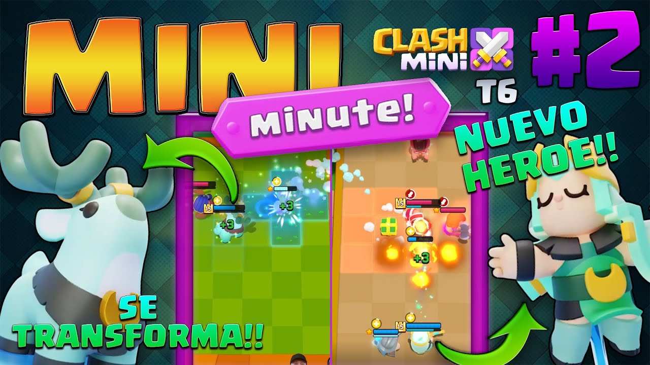 NUEVA HEROÍNA de CLASH MINI con🦌 TRANSFORMACIÓN, sus HABILIDADES su ...