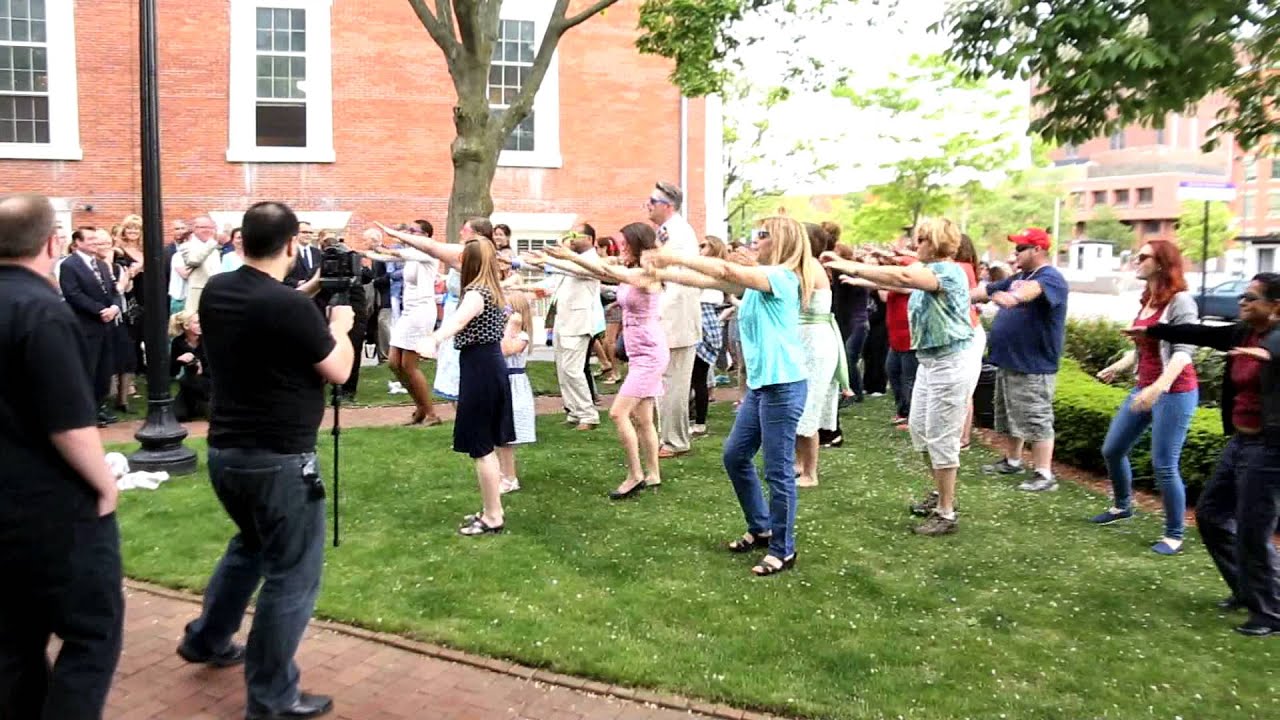 Toby & Joseph's Wedding Flash Mob - Providence, RI - YouTube