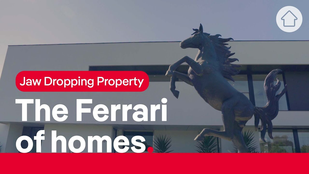This luxury home is a Ferrari fan's dream - YouTube