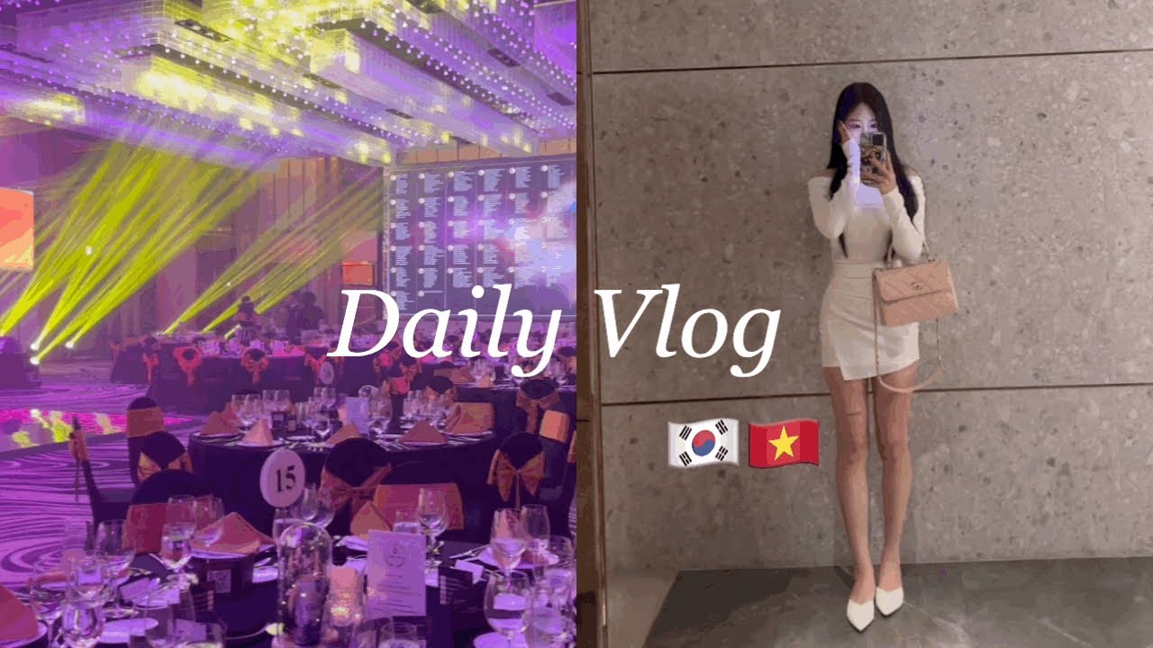 [🇻🇳 VLOG] người hàn quốc , 일상 Vlog , 파티🍷🪩 ,Twin Doves Golf Club, 호치민골프 ...