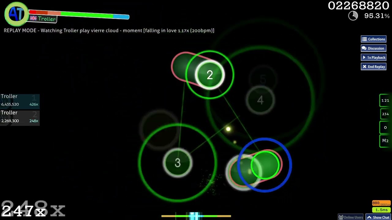 Vierre Cloud Moment 1.17x 200bpm S rank - YouTube
