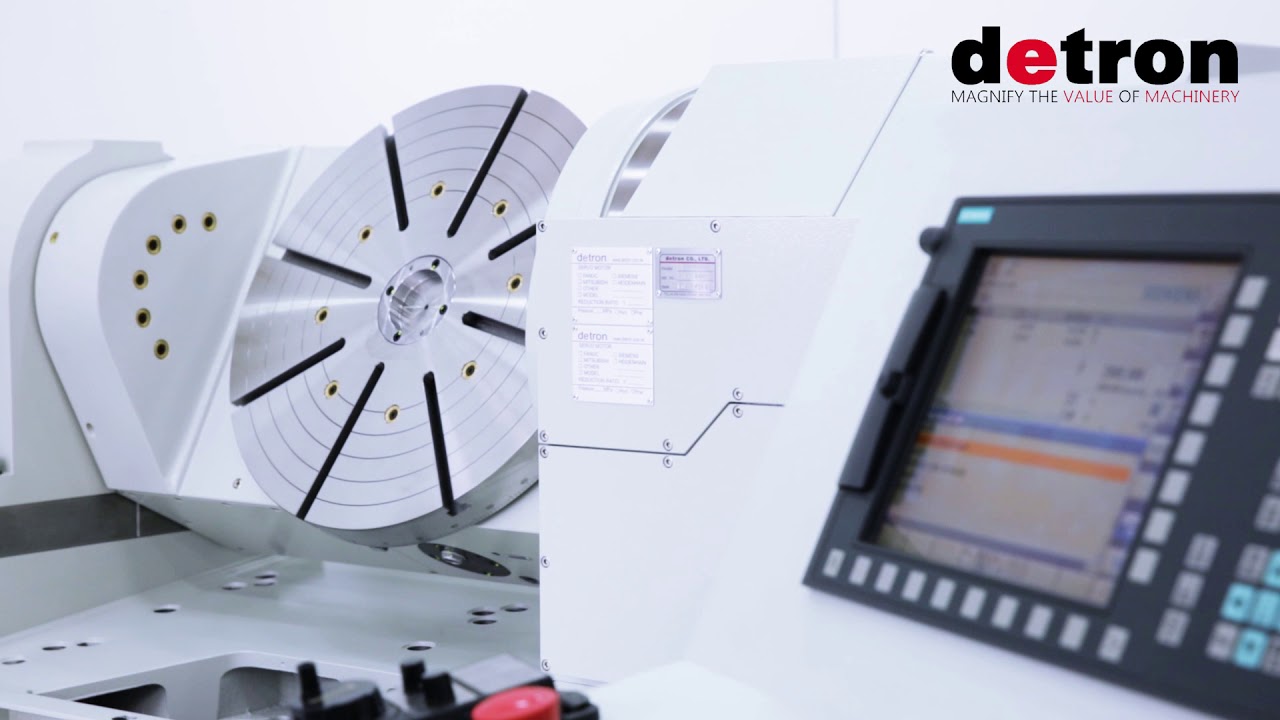 detron NC Rotary Table - 5th axis_GTFAE 500XB_trunnion tilting rotary ...