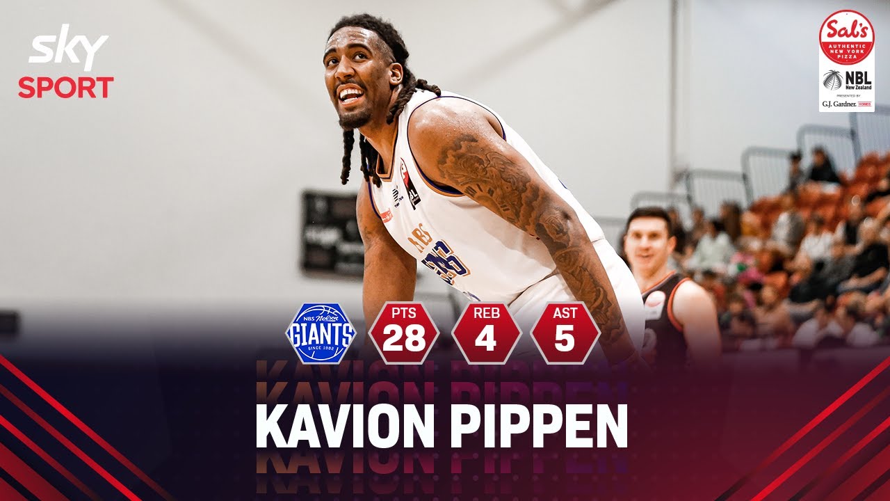Kavion Pippen 28 PTS vs. Hawke's Bay Hawks - YouTube