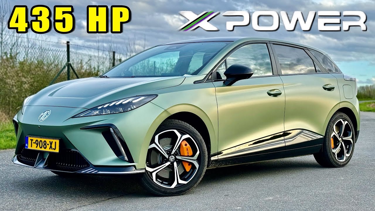 MG4 XPower goes 0-100 in 3.xx!! // REVIEW on Autobahn - YouTube