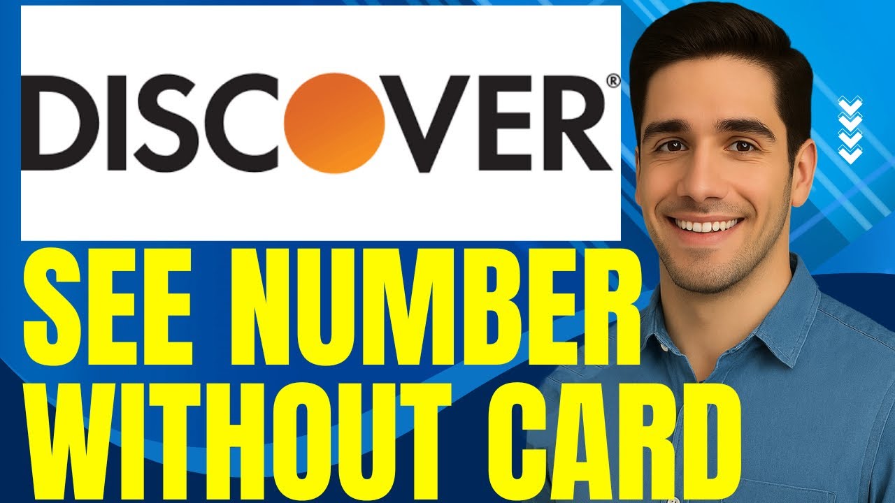 How To Find Discover Card Number Without The Card - YouTube