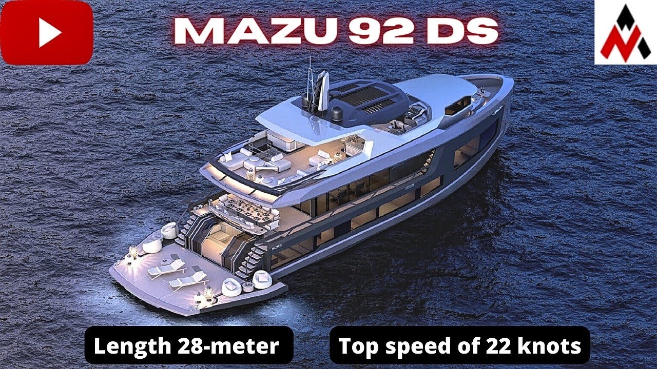 Mazu 92 DS Yacht | Reflects Builders Steely Determination | First Steel Mazu 92 DS | AN | - YouTube