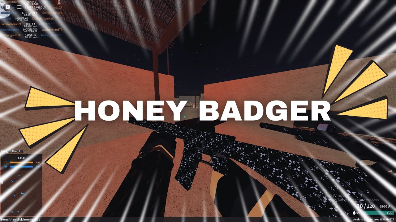 🚨 HONEY BADGER PHANTOM FORCES GAMEPLAY | ROBLOX - YouTube