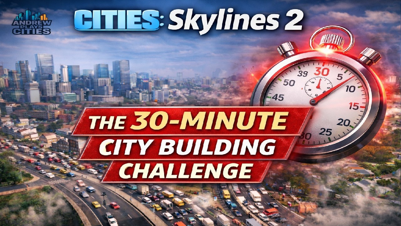 Cities: Skylines 2 – The 30-Minute City Building Challenge - YouTube
