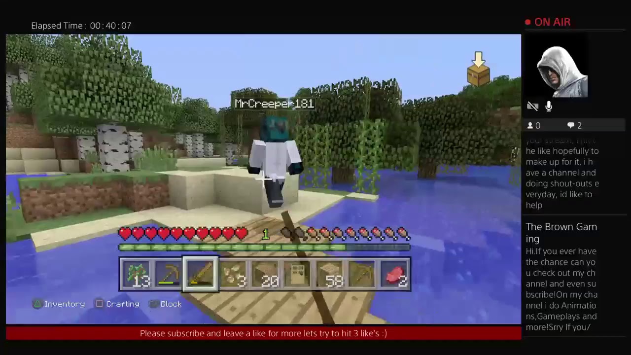 Minecraft|Survival, colab with MrCreeperLive!!! - YouTube