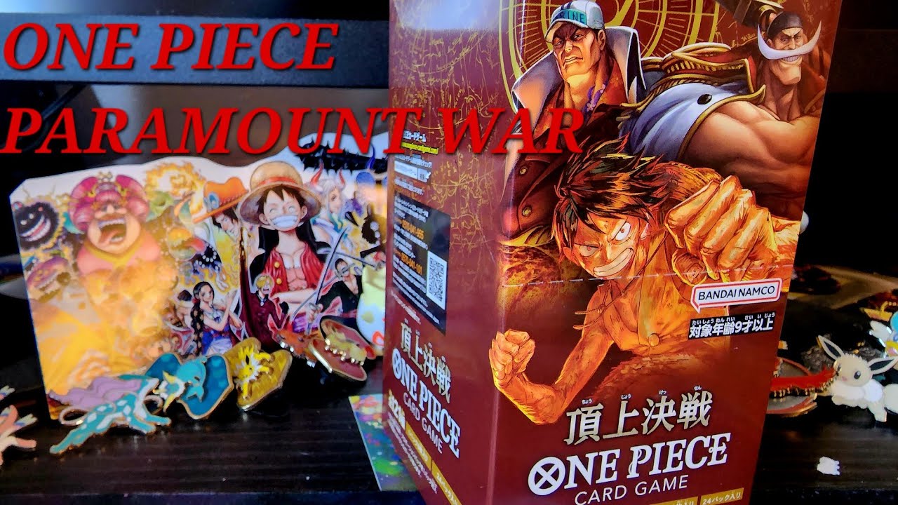 ONE PIECE CARD GAME ( OP-02 Paramount War ) Booster Box Opening - YouTube