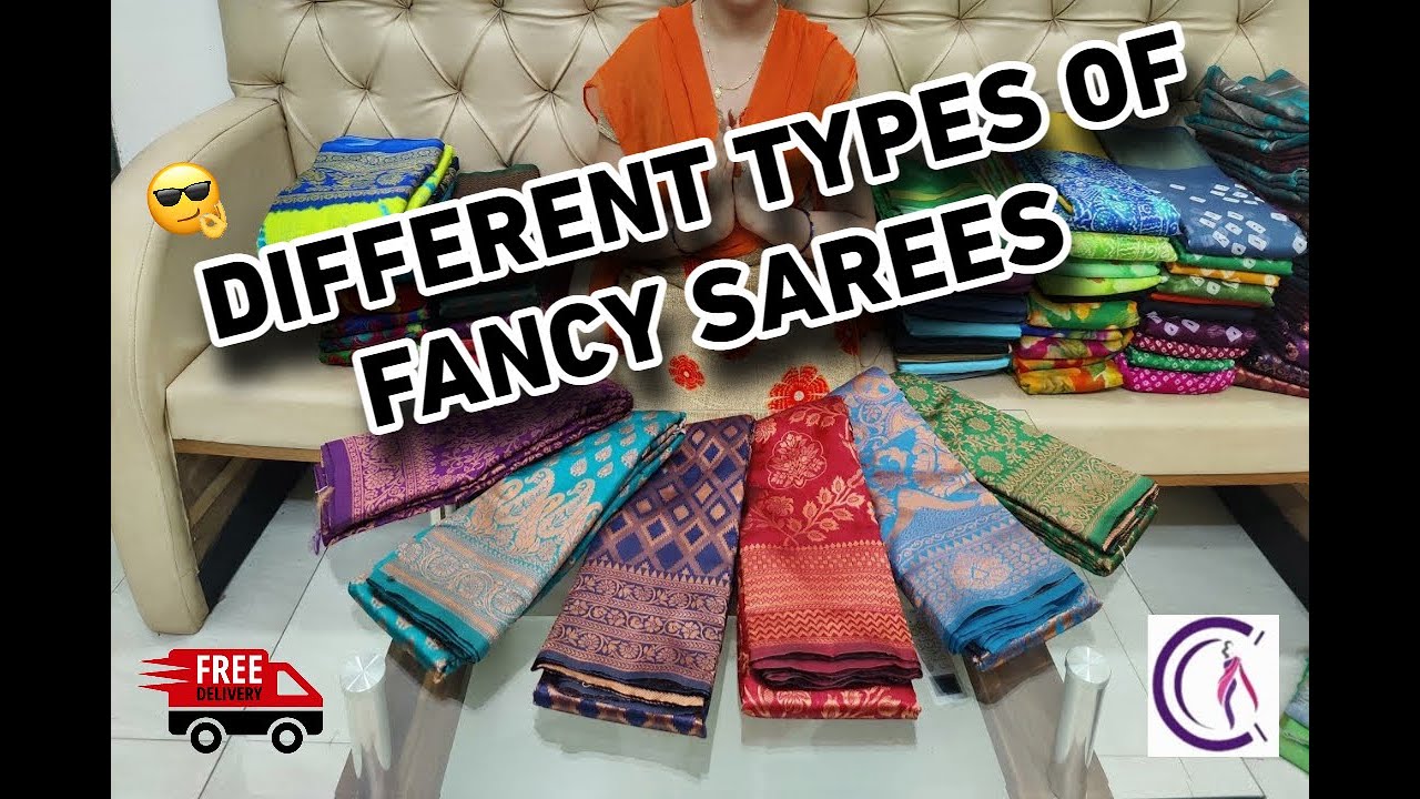 💐9246780131💐 DIFFERENT TYPES OF FANCY SAREES WITH FREE SHIPPING IN ...
