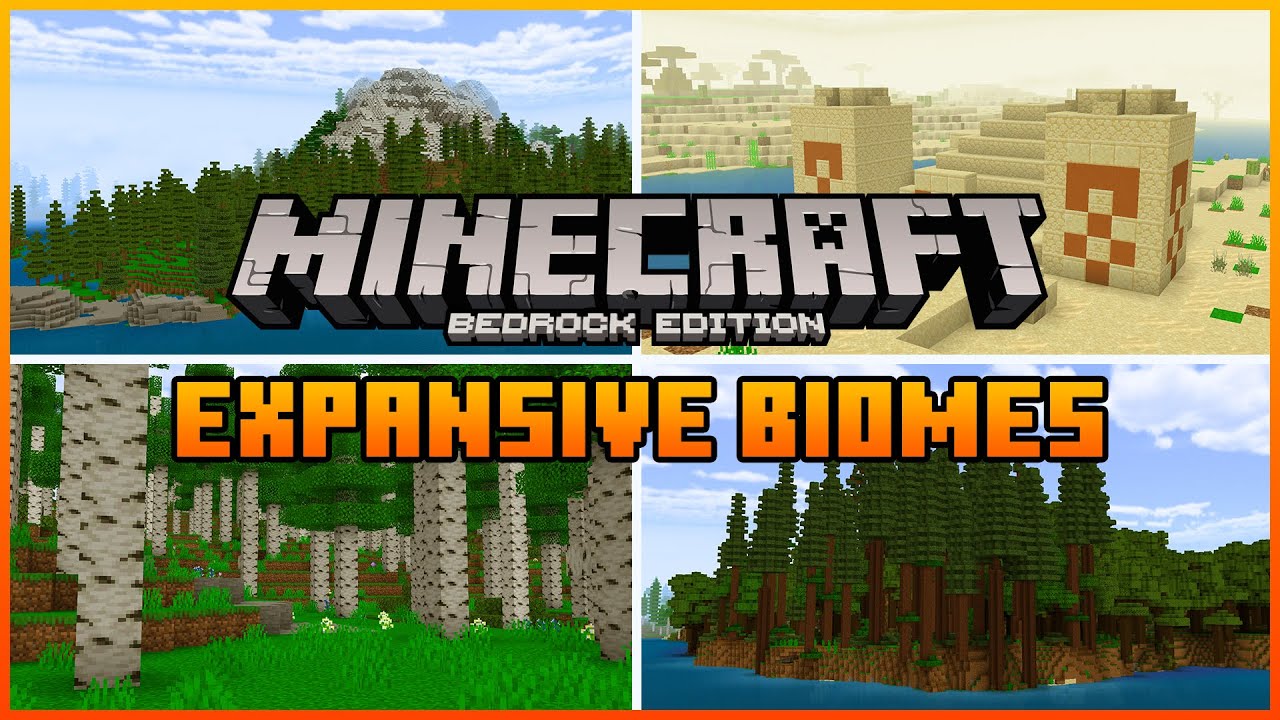 Expansive Biomes Add-On for Minecraft! | Minecraft Bedrock (1.19 - 1.20) - YouTube