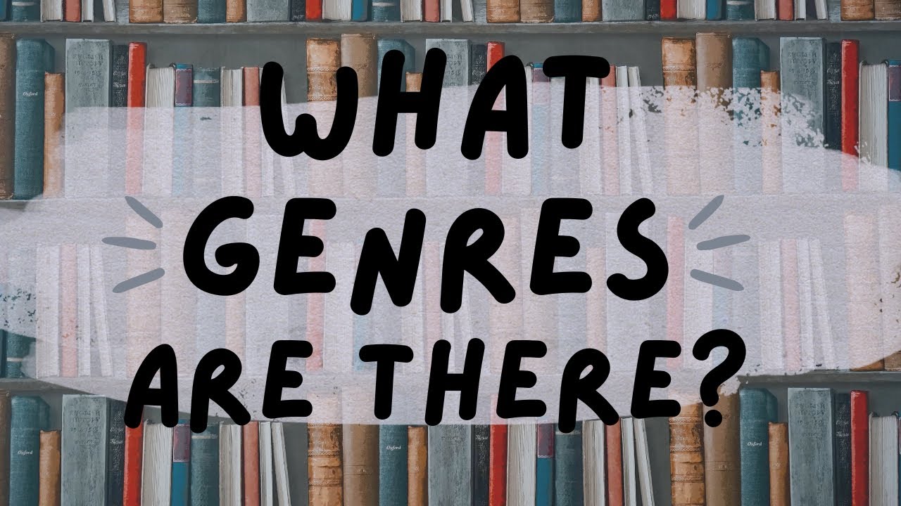 A quick look at the book genres - YouTube
