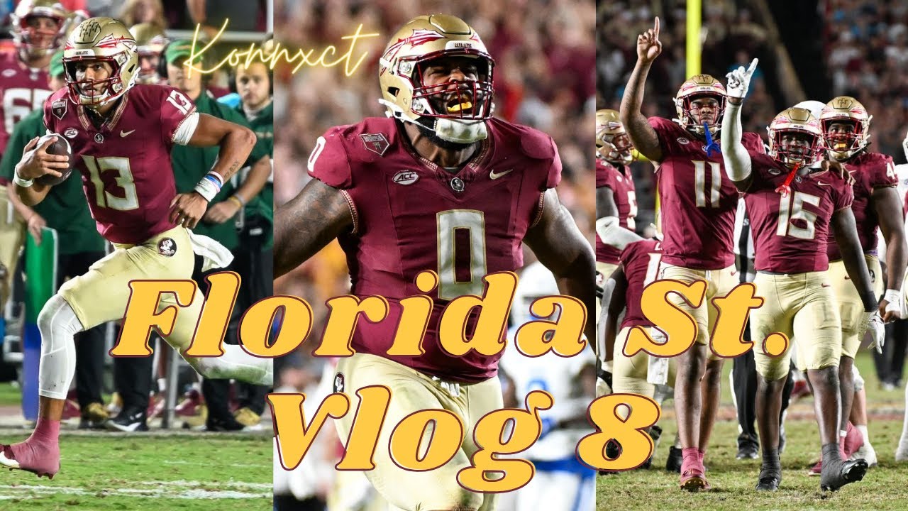 FSU 2023 HOMECOMING (VLOG 8) !! WILL JORDAN TRAVIS AND THE SEMINOLES ...
