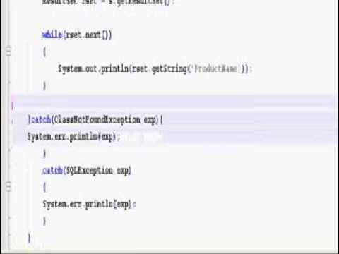 JAVA to MS Access Connection (JDBC-ODBC bridge) - YouTube