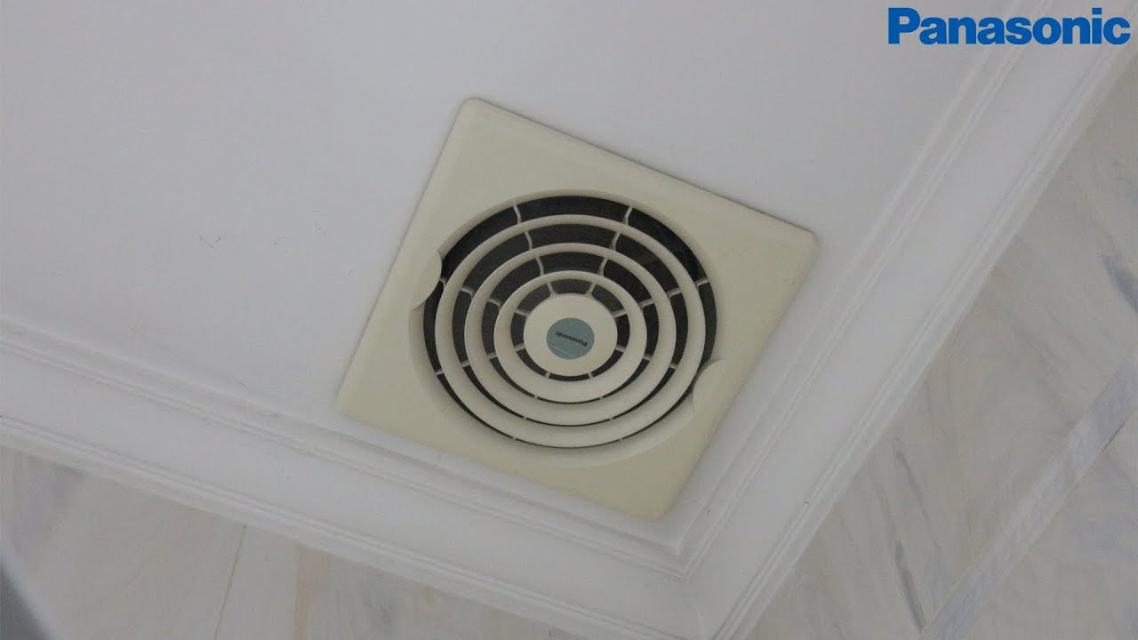 10" Panasonic Ceiling Exhaust Fan - YouTube