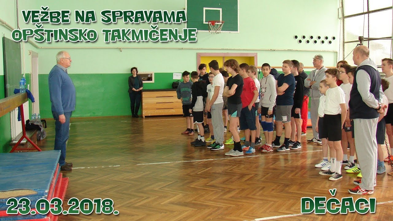 Vežbe na spravama (dečaci, paralelni razboj) - YouTube