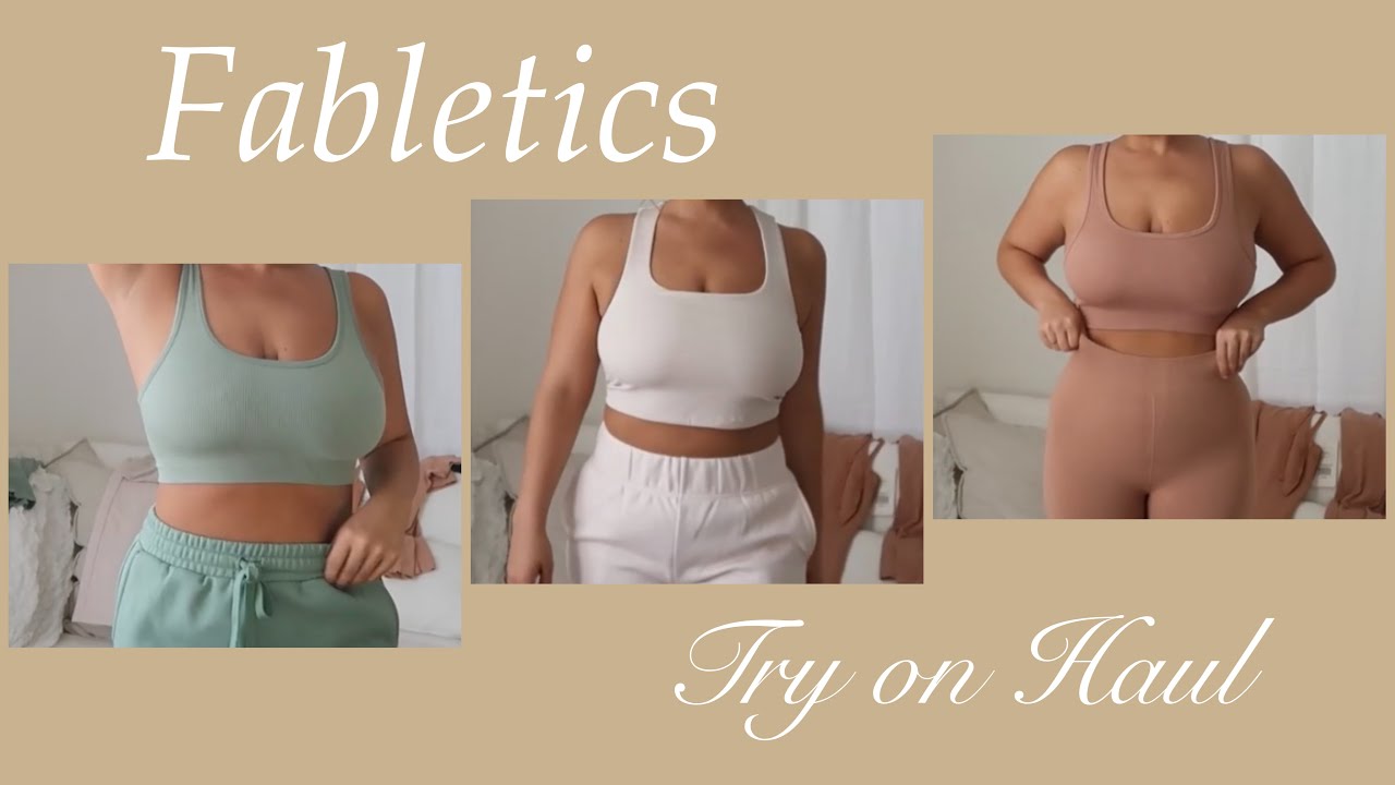 Fabletics Unboxing + Realistic Try-On🏃🏻‍♀️ - YouTube
