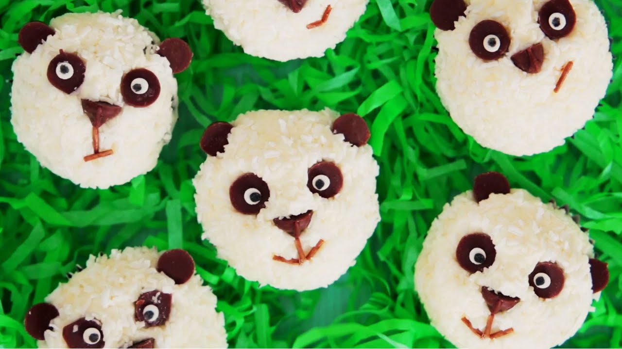 Reteta Briose Mini Panda | Deserturi pentru familie | Mancare de la ...