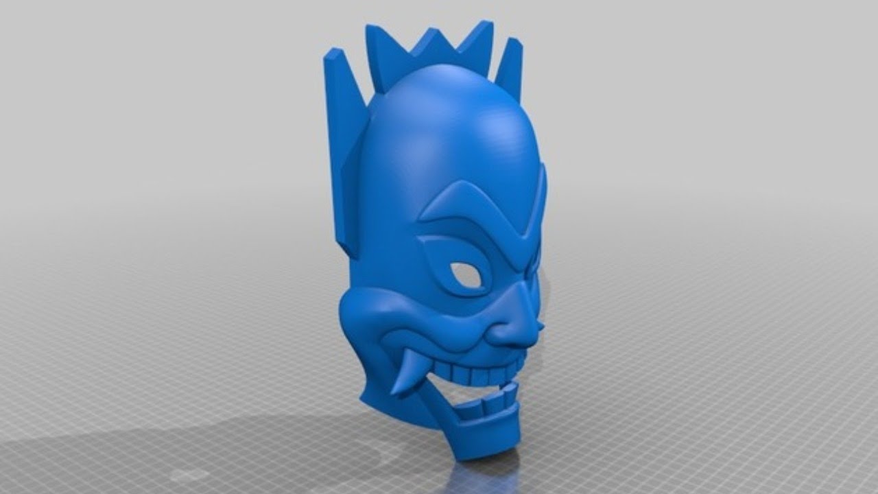 3D Print: Avatar Mask - YouTube