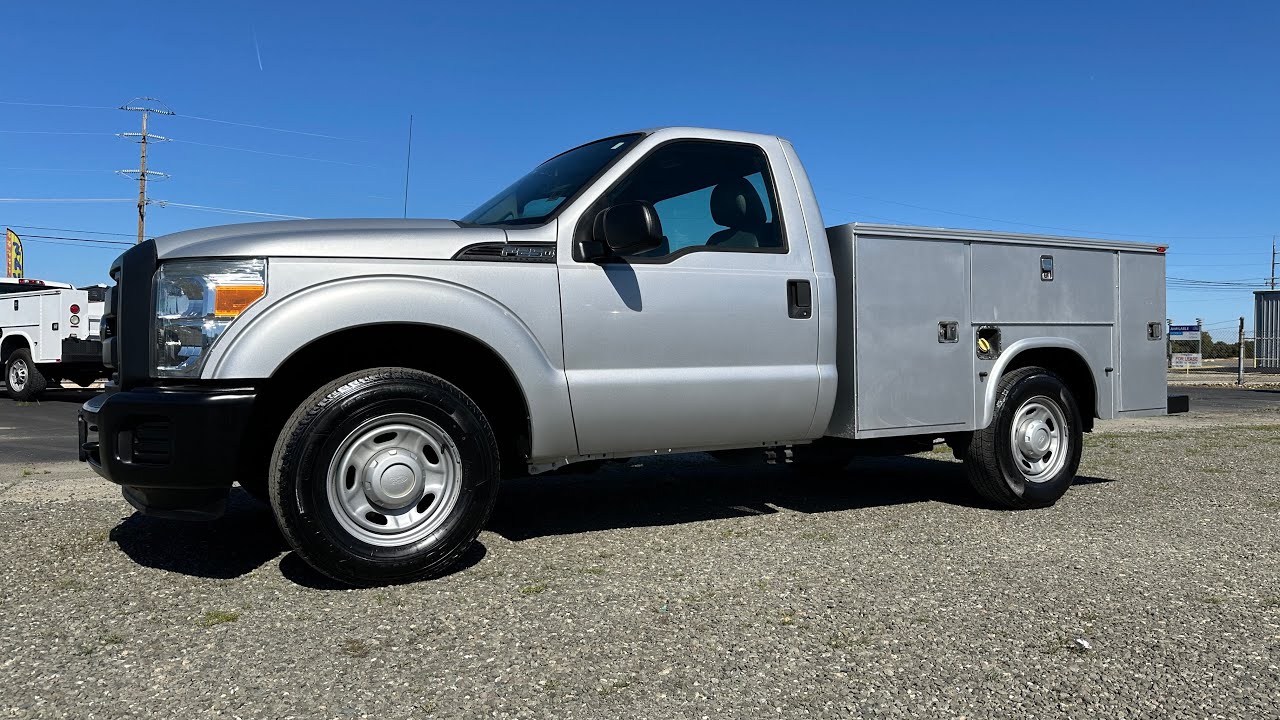 2014 Ford F250 super duty 8ft service utility bed 28k low miles RT ...
