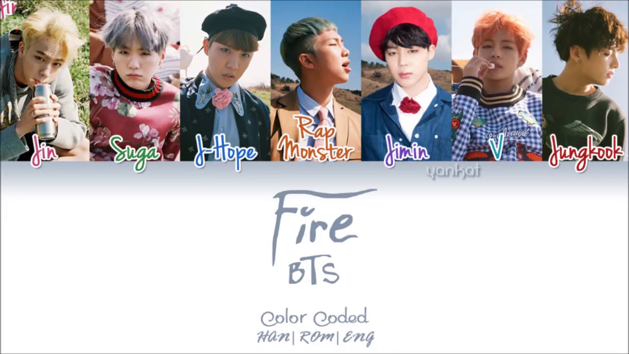 Bts fire lyrics - YouTube