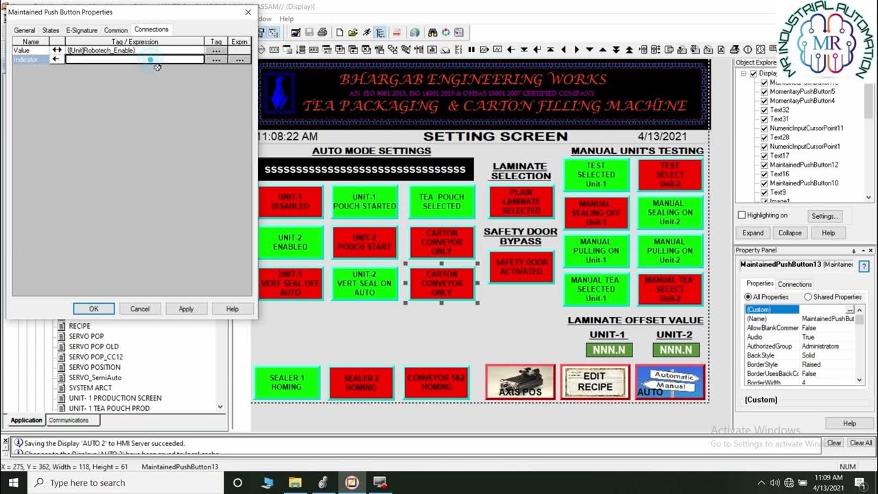 FactoryTalk View HMI Tag Address Browsing Online & Offline | HMI Tags creation and modification ...
