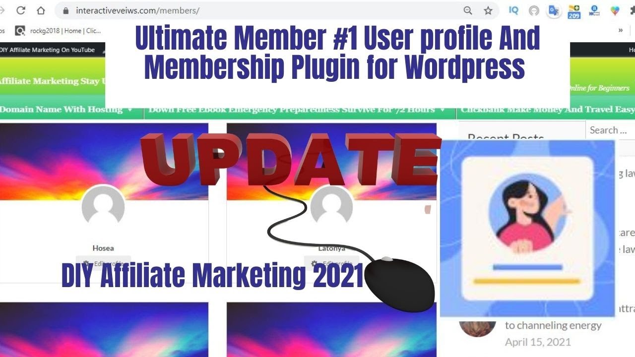 Ultimate Member Profile User Plugin in WordPress In Steps - YouTube