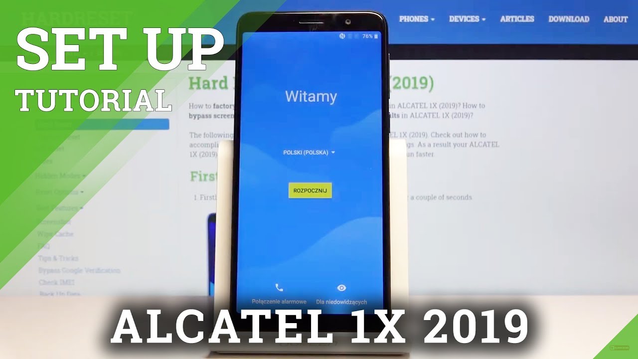 How to Set Up ALCATEL 1X 2019 – Configuration Process - YouTube