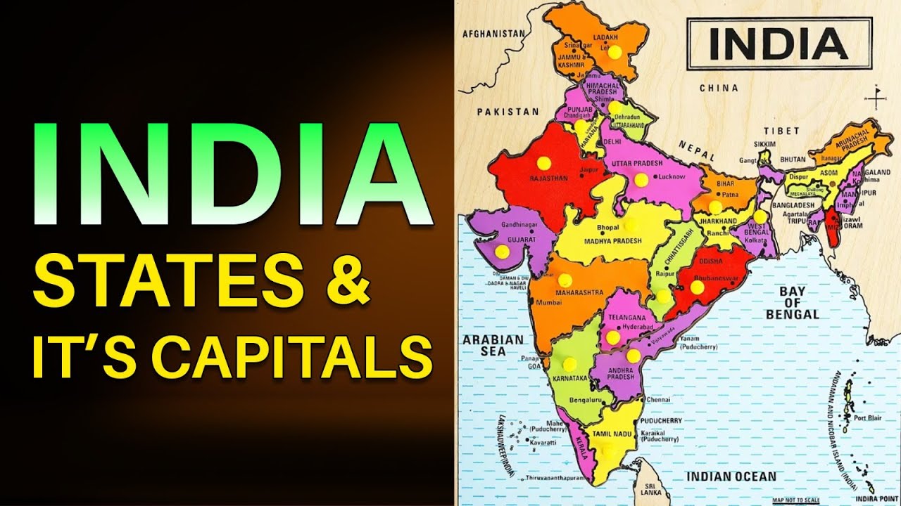 Understand ALL 🇮🇳 Indian States & Capitals 2025 with Animation # ...