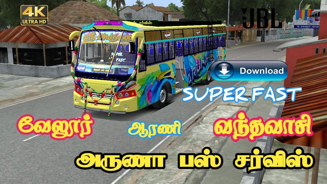 💚NEW NNL V2 BUS MOD 🔥 SRI ARUNA BUS SERVICE VLR TO VANDAVASI BUS LIVERY ...