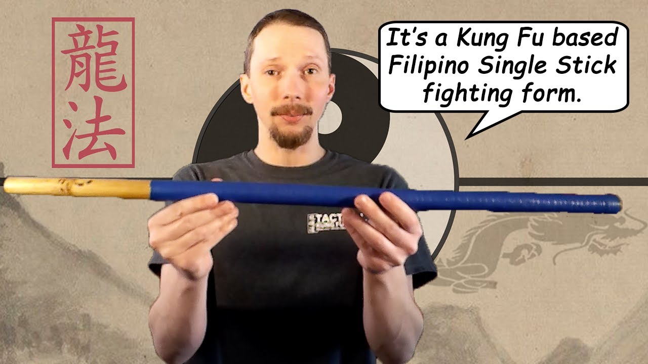 Kung Fu based Stick Fighting Form (detailed) - YouTube